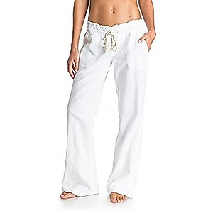 Roxy Women's Oceanside Pant, Sea Salt, Medium