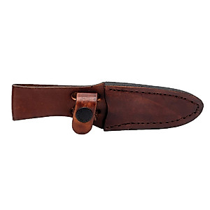 Uncle Henry 301UH Next Gen 6.5in High Carbon S.S. Full Tang Fixed Blade Knife with a 3.25in Blade and Staglon Handle for Outdoor Survival, Camping and Hunting,Brown