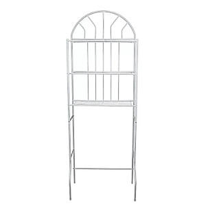 3 Tier Over The Toilet Storage Shelf,Metal Bathroom Corner Stand Storage Organizer Accessories Bathroom Cabinet Tower Shelf,Freestanding Space Saver Toilet Stands