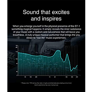 Senlee TRN ST1 in Ear Monitors 1DD + 1BA Dual Driver HiFi Earphones with 1Dynamic and Balanced Armature Drivers Earbuds(No Mic, Black)