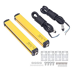 Light Screen Sensor, IP65 Protection Sensitive Grating Waterproof Dust Proof 10 Beam for Punch Machine