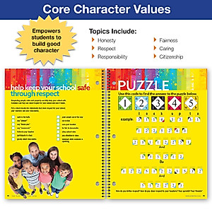 Coole School 2023-2024 Elementary Student Planner - 8.5" x 11" - Start Off On The Right Foot - Durable Poly Plastic Cover