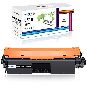 BAISINE Compatible 051H CRG-051H Toner Cartridge Replacement for Canon 051H imageCLASS LBP162dw MF264dw MF267dw MF269dw iSNESYS LBP160 LBP260 Series Printer - High Capacity 4,000 Pages (Black, 1 Pack)