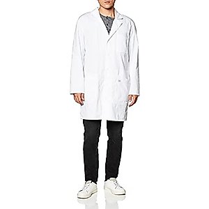 Dickies unisex adult Signature 37" medical lab coats, White, 4X-Large US
