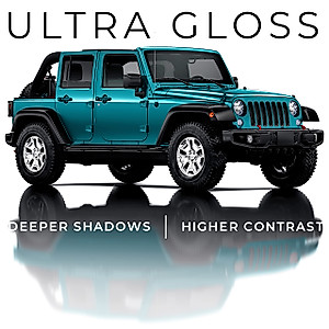 VViViD+ Ultra Gloss Miami Blue Vinyl Car Wrap (1ft x 5ft)