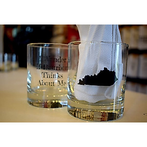 BUY SOCKS YOU ALL Kentucky Shape Whiskey Rocks Glass