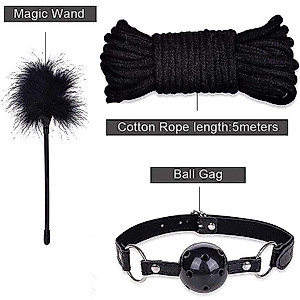 Sex Furniture for Adults Couples Set Bed Restraints Bondage Furniture Sex Bondaged Restraints Sex Set with Handcuffs Toys Bondaged Restraints for Women Kit Toy Ties Wrist and Ankle Sweater Sex Bed