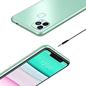 OUKITEL Smartphones Unlocked, C22 Unlocked Cell Phone 128GB+4GB, 4000mAh Battery, 5.86inch, Dual 4G Phone Android 10, 13MP Triple Cameras, Face ID&Fingerprint Unlock, US Version (Green)