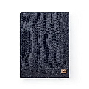 UGG Amata Couch Throw – Decorative Chenille Knit Accent Blanket – Sofa Throw – Cozy Home Décor – Soft, Luxurious Throw Blanket with Border for Sofa or Bed - 50” x 70” - Imperial