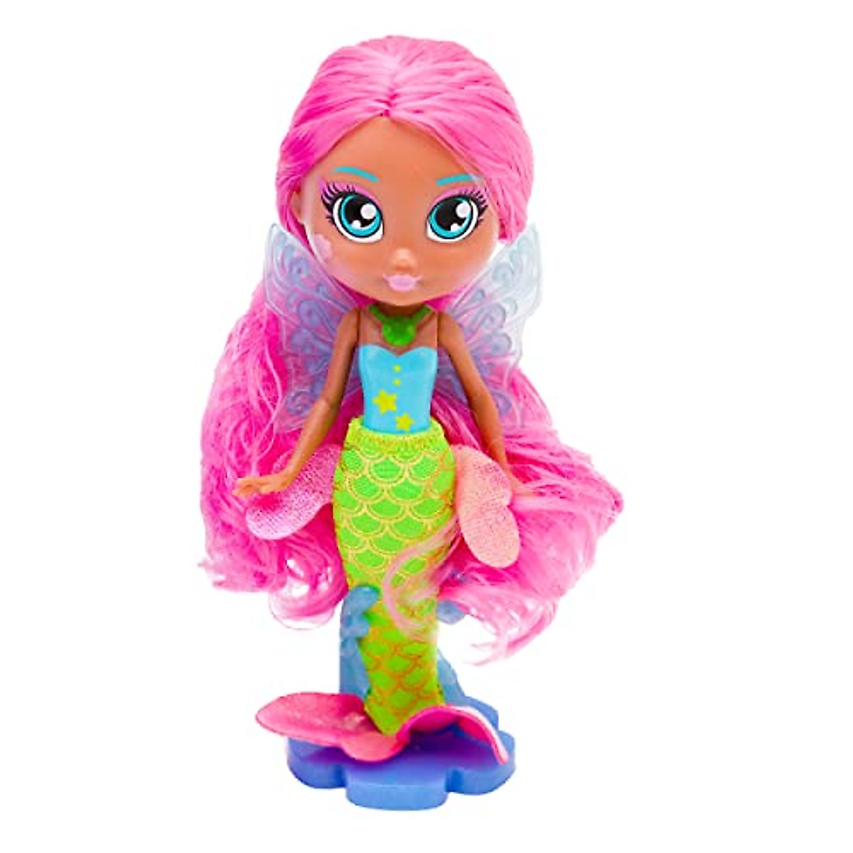 Bright Fairy Friends BFF Mermaid Doll with Color Change Wings, 4 Surprise Mermaid Accessories, Motion Activated Light up Jar, Ideal Nightlight for Kids, Gifts for Kids 3 Years and Older
