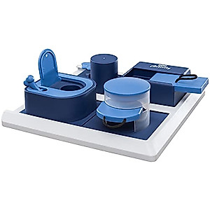 TRIXIE Poker Box 2 Strategy Game, Advanced Dog Puzzle Toy, Level 3 Activity, Treat Puzzle, Interactive Play, Enrichment