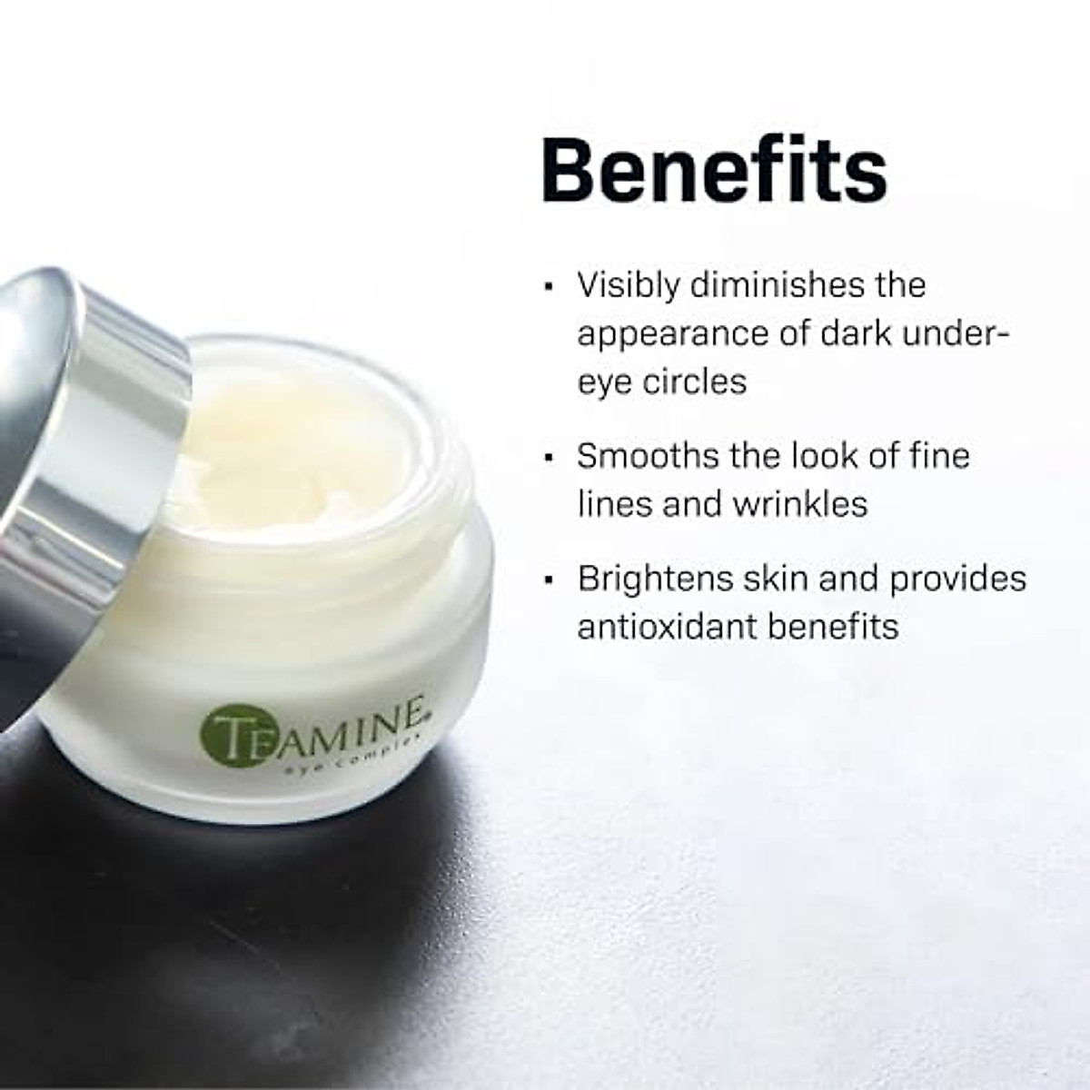 Revision Skincare Teamine® Eye Complex, Anti Aging Eye Treatment for Dark Circles, Fine Lines and Wrinkles, with Green Tea Extract, 0.5 oz