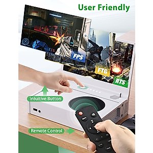 DEPGI 4K 14" Portable Gaming Monitor IPS Screen for Xbox Series S（not Included） with Remote Control, Portable Monitor with HDR10, AMD FreeSync, 2X HDMI for Indoor Outdoor Travel