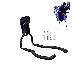 GS Alderaul Garden Power Tool Hanger, Weed Eater Rack, String Trimmer Hanger, Weed Wacker Hanger, Steel Garage Tool Organizers and Storage, for Garage Wall, Garage Trimmer, Garden Tools, etc. (1pc)