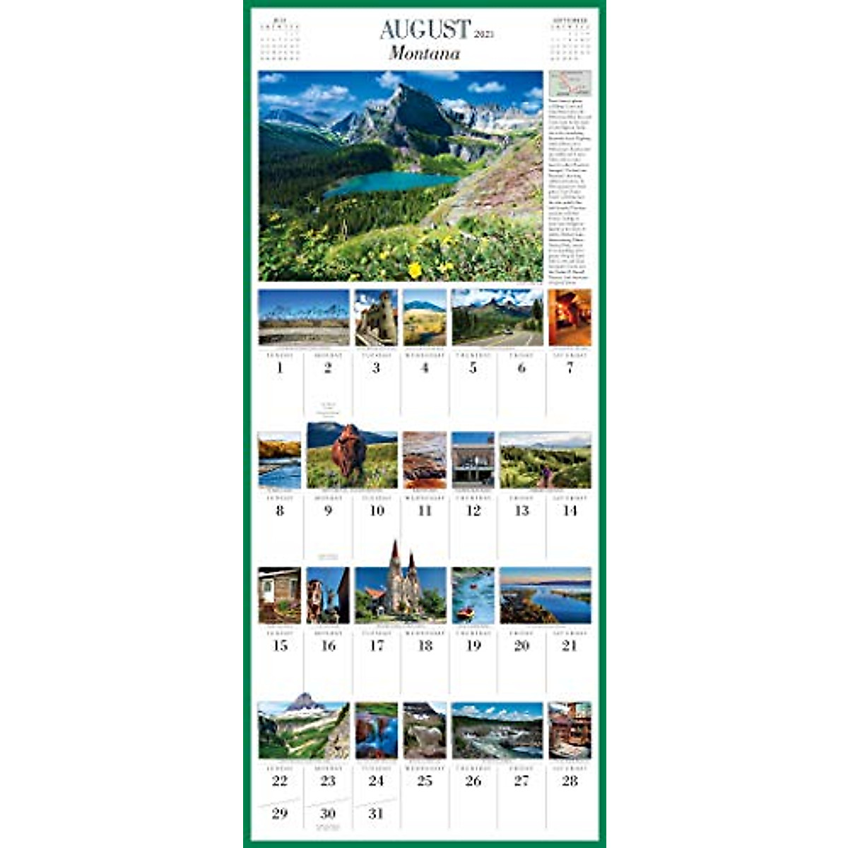 1,000 Places to See Before You Die Picture-A-Day Wall Calendar 2021