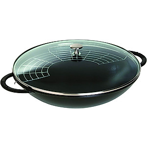 Staub USA FBA_1313923 Woks, 37 cm, Matte Black