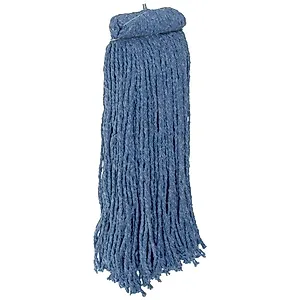 Rubbermaid Commercial Premium Bolt-On Cut-End Blend Mop, 20-Ounce Size, Blue (FGF56700BL00)