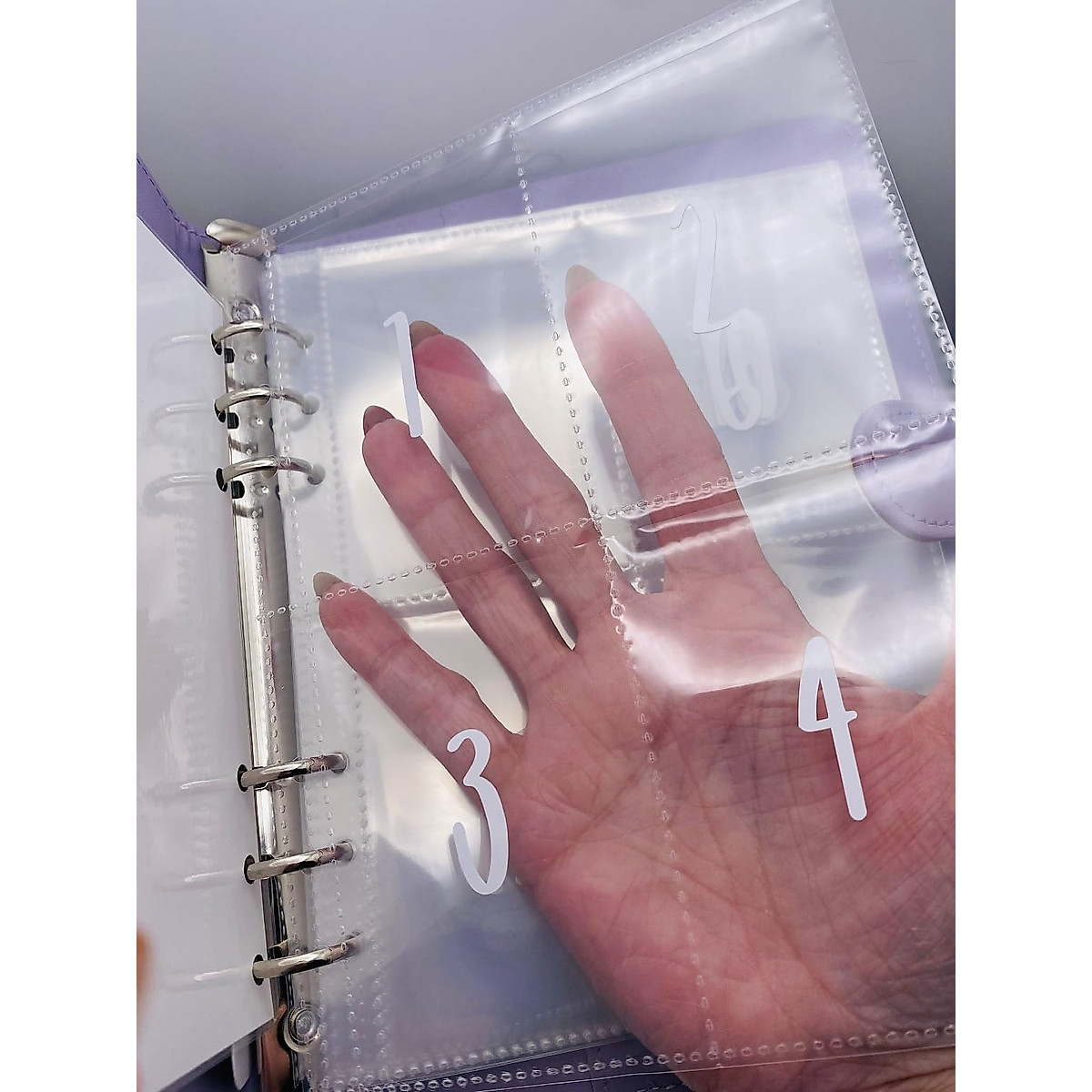 100 Envelope Challenge Binder, Savings Challenges Sheets，Easy and Fun Way to Save $5,050, Budget Binder with Cash Envelopes, Savings Challenges Binder, Budget Planner Book for Budgeting (Mint Blue)