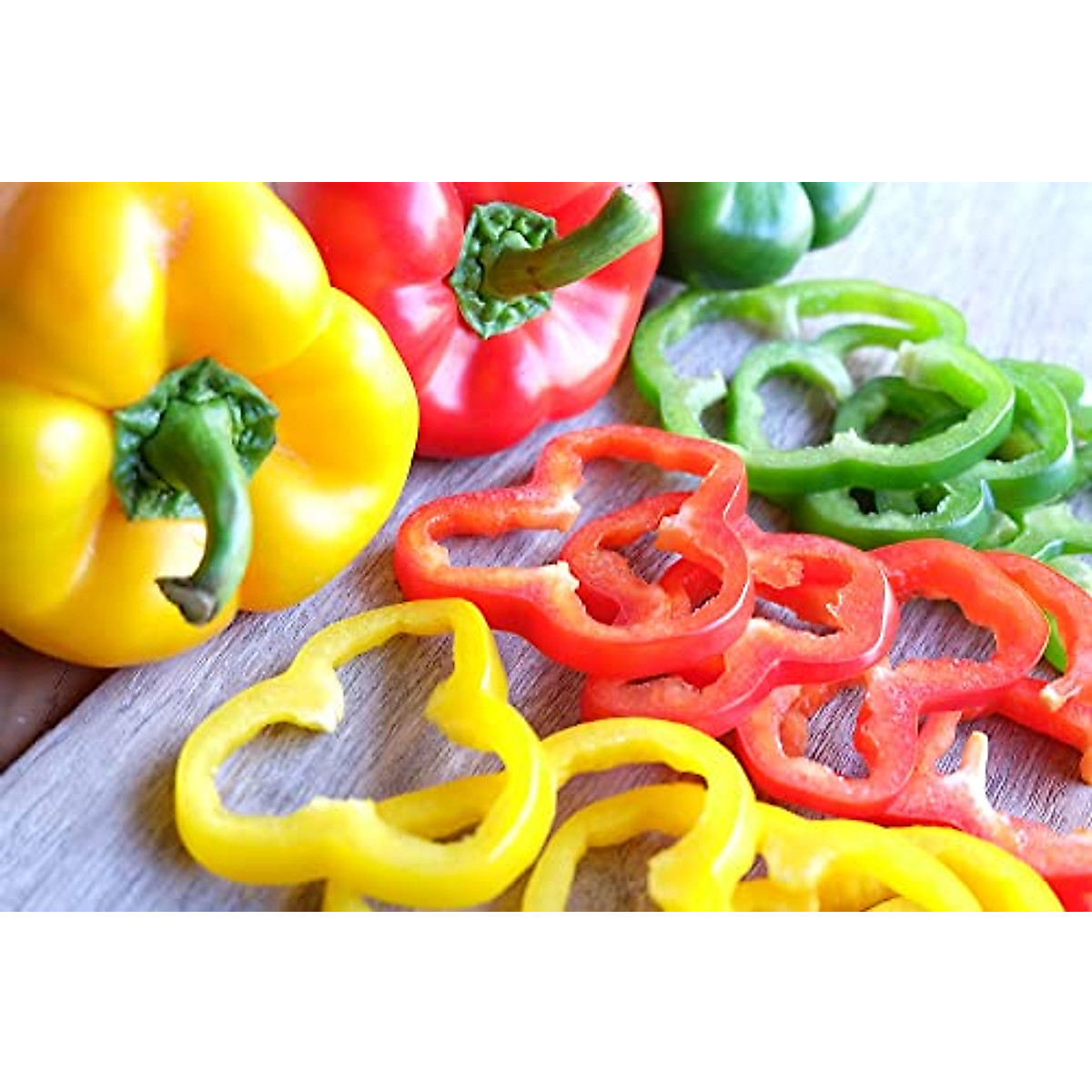 Rainbow Blend Sweet Bell Pepper Seeds, 50+ Heirloom Seeds Per Packet, (Isla's Garden Seeds), Non GMO Seeds