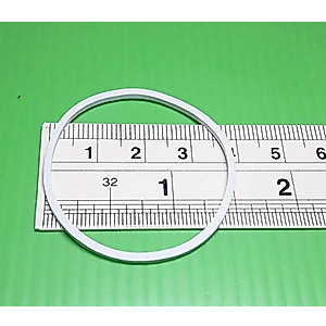 200 Pcs 1.5" 38mm White Rubber Bands Bulk Elastic Wide Money Rubber Bands Stationery Holder Thermostability Rubber Bands Strong Elastic Band Loop Office Supplies