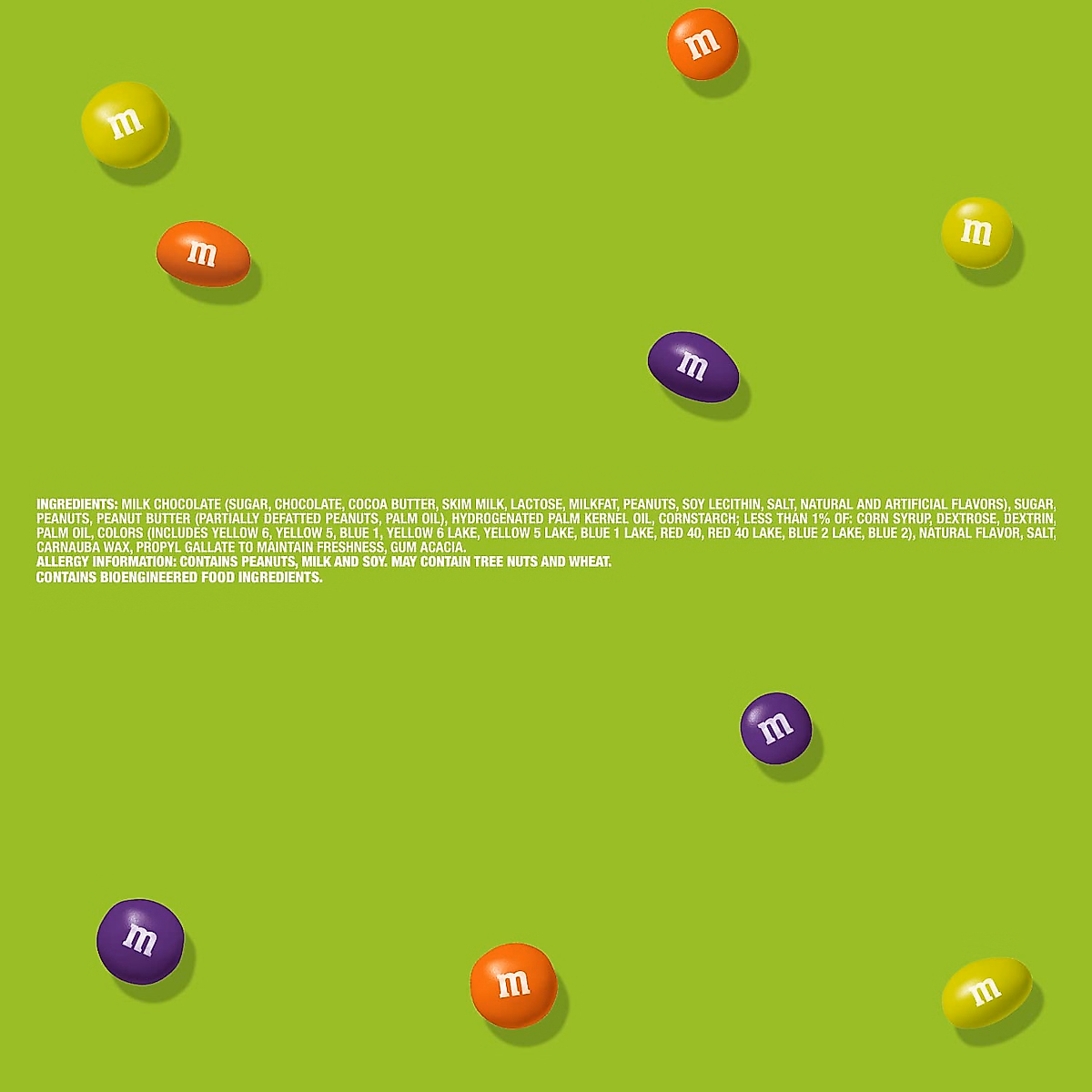 M&M'S Mad Scientist Mix Peanut, Peanut Butter & Milk Chocolate Assorted Halloween Candy, 8 oz Bag