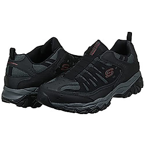 Skechers mens After Burn M. Fit Loafer, Black/Charcoal, 12 US, 51866-076