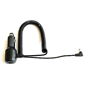 DCPOWER Coiled/Curled Power Cord Compatible Replacement for Cobra XRS-9945, XRS-9955, XRS-9965, XRS-9990 Radar Detector