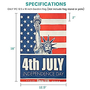 SHARE&CARE Welcome Garden Flag and Spring Garder Flag Decorative of different holidays for Garden and Home Decoration 12 x 18 Inches (Welcome)