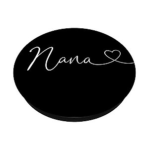 Nana Heart Women Grandma Christmas Mother's Day Birthday PopSockets Swappable PopGrip