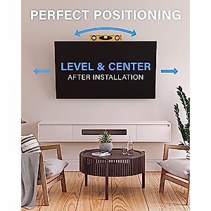 SANUS Advanced Tilt Premium Universal TV Wall Mount for 46” to 90” Flat-Panel TVs - Low Profile, Smooth Extension & Easy to Install - Model VLT6-B1