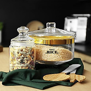 Pantry Labels for Containers, Minimalist Food Labels, Preprinted Minimalist Labels, Black Text on White Jar Labels, Food Jar Label Stickers for Kitchen Storage