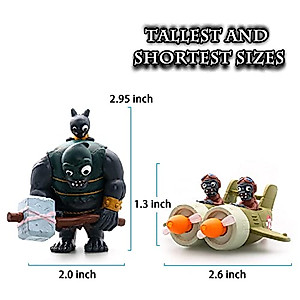 Maylai 20 Piece PVZ 2 Figure Toys Set, Mini PVC Giant Zombies Toys, Great Gifts for Kids and Fans,Birthday and Party