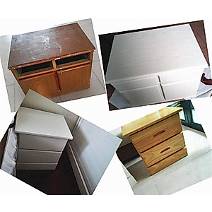 Yancorp 10ft Textured White Contact Paper Peel and Stick Wallpaper, White Wood Contact Paper for Cabinets,Pull and Stick Countertops Contact Paper for Countertops Shelf Liner (16" x10ft)