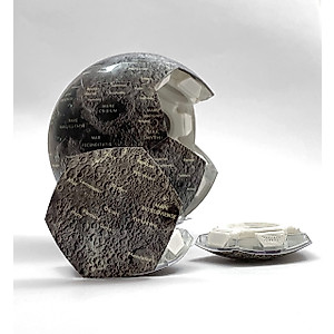 Moon Globe - Snapspheres Magnetic Globe - 4"