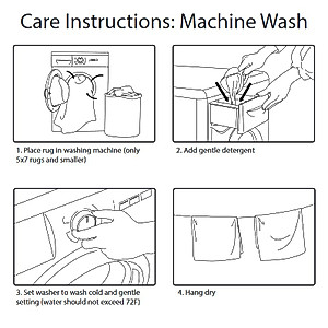 Ottomanson Ottohome Collection Non-Slip Rubberback Modern Solid Design 2x3 Indoor Area Rug/Entryway Mat, 2'3" x 3', Red