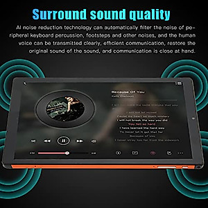Soraz HD Tablet, 100-240V 6GB 128GB 2.4G 5G WiFi 10.1 Inch 6000mAh Reading Tablet for Android 11.0 (US Plug)