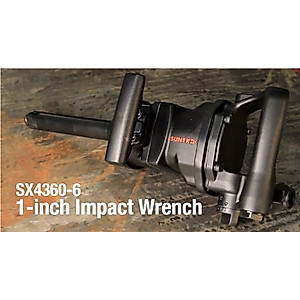 Sunex Tools (SX4360-6) 1" Lightweight Super Duty Impact Wrench with 6" Anvil