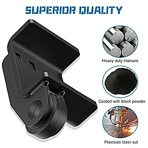 GSTP Front Tow Hook Bracket with 3/4 inch Shackle Mount Compatible with Toyota Tacoma 2009-2021 Black