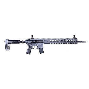 Sig Sauer MCX Virtus PCP Pellet Air Rifle | 30rd RPM .22LR Caliber Semi-Automatic Pre-Charged Pneumatic Rifle for Target Shooting Training
