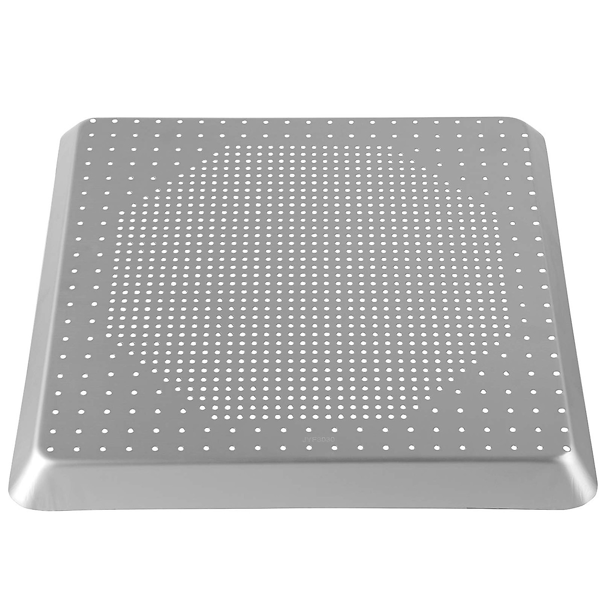 Beasea Square Pizza Pan for Oven, 11.8 Inch Pizza Pan with Holes Aluminum Alloy Pizza Oven Tray Pizza Crisper Pan Pizza Baking Tray Bakeware for Home Restaurant Kitchen