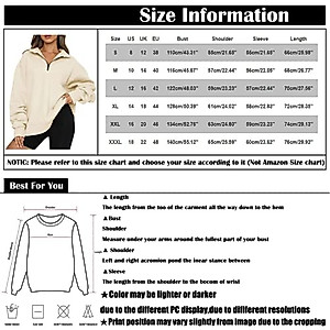 UOQAPRE Oversized Sweatshirt for Women Long Sleeve Womens Sweaters Half Zip Pullover Women Clothes for Girls Christmas Pink