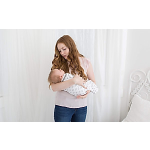 SwaddleDesigns Swaddle Blanket with Adjustable Wrap, Set of 3, Tiny Hedgehog, Black