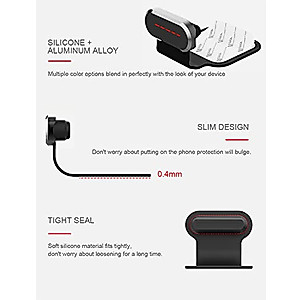 Gavemi iPhone Dust Plug Speaker Cover Kit for Phone Charging Port Protective Cover, Compatible with iPhone (Black)