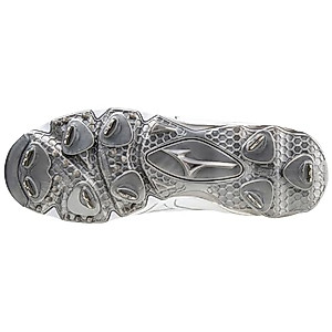 Mizuno womens 9-spike 9 Spike Swift 7 Low Metal Softball Cleat, White, 8.5 US