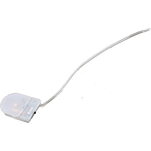 LampVPath (Pack of 10 cr2032 Battery Holder Coin Cell Holder, CR2032 Battery Holder with Switch, 1 x 3V CR2032 Button Coin Cell Battery Holder with Leads On Off Switch - Clear