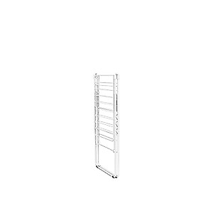 Brabantia HangOn Laundry Drying Rack (20m / Fresh White) Compact, Foldaway, Adjustable Indoor Stainless Steel Clothes Horse