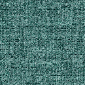 HomePop by Kinfine Fabric Upholstered Round Storage Ottoman - Button Tufted Ottoman with Removable Lid, Teal Woven