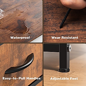 Sweetcrispy Organizer Dresser, Brown