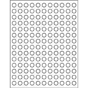 Wondertrail Dice Stickers 1/2in Round 154 Stickers WONST5EA1