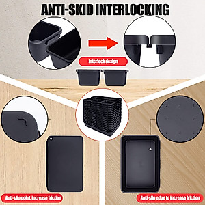 AUTSCA 32-Pack Tool Box Organizer and Storage,Workbench and Cabinets,Tool Organizers Tool Tray Divider, Toolbox Accessories,Toolbox drawer organizer set for drawer cabinet parts hardware box storage